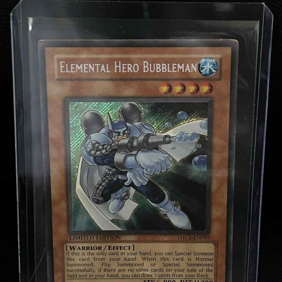 Bottle Popn Cards | Toys | Elemental Hero Bubbleman Ehcen03 Secret Rare ...